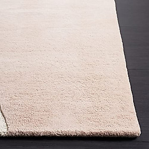 Safavieh Rodeo Drive Collection 3' x 5' Ivory/Blush RD860U Handmade Mid-Century Modern Abstract Wool Area Rug