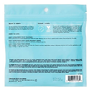 e.l.f. Skin Holy Hydration! The Essentials Mini Kit, Cleanser, Toner & Moisturizer for Hydrated & Balanced Skin, TSA-Friendly Sizes