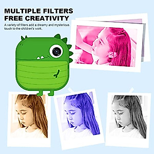 SHENGAO 2.4 Inch IPS Screen Video Digital Camera Birthday Gift Full HD Photo Digital Camera Kids Digital Camera with Print Paper