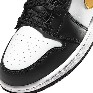 Jordan Mens Air 1 Mid GS 554725 177 Pollen/Black/White - Size 6.5Y
