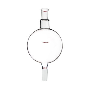 Deschem 1000ml 24/40 Chromatography Reservoir Glass Flask 1 Litre Biomass Bottle Lab Glassware