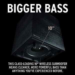 Klipsch Cinema 600 Sound Bar 3.1 Home Theater System with HDMI-ARC for Easy Set-Up, Black