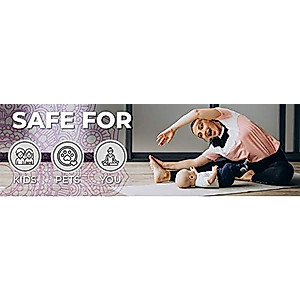 Black Diamond Stoneworks Yoga Mat Spray Cleaner: USDA Certified BIOBASED- Essential Oils, Safe for All Type of Materials, Exercise, Pilates, or Workout Mats. (1 quart)