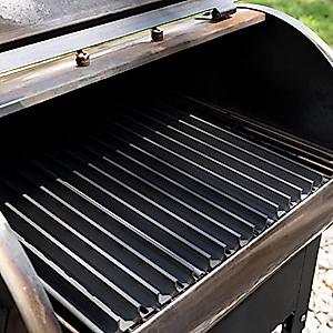 GrillGrate - 3 Panel Set of 15 GrillGrates = Short Tool - Interlocking Grill Grates for Traeger Timberline 850 & 1300, Traeger Bronson 20, RecTeq Trailblazer (RT-340), Z Grills 600 & 450 Series