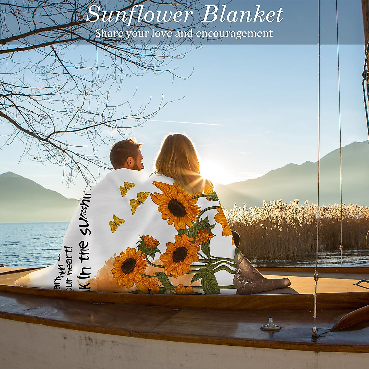 ZRFMIB Sunflowers Gift Baskets for Women, 11 Pcs Birthday Gift, Get Well Soon Gift Basket, Relaxing Care Package, Unique Gifts for Her, Mom, Sister, Wife, Girlfriend, Daughter, Female Friends