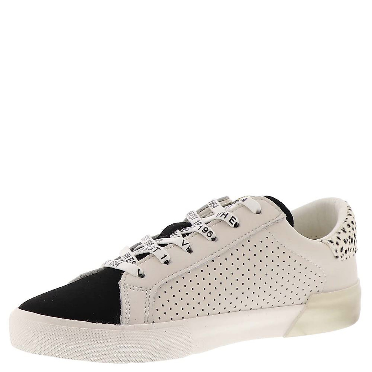 Vintage Havana Women's Casual and Fashion Sneakers, White/Black Multi, 9