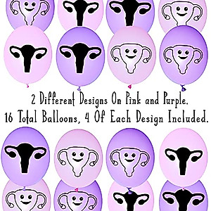 ROFLmart Uterus Balloons Party Decorations