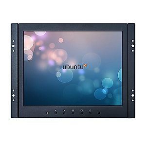iChawk 9.7" 10'' inch Resistive Touch LCD Screen Display PC Monitor with 1024x768 IPS HDMI-in Built-in Speaker Embedded Open Frame Desktop Support Linux Ubuntu Raspbian Debian OS, K097MT-592RL