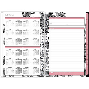 Blue Sky 2023-2024 Academic Year Weekly and Monthly Planner, 5" x 8", Flexible Cover, Wirebound, Analeis (130608-A24)