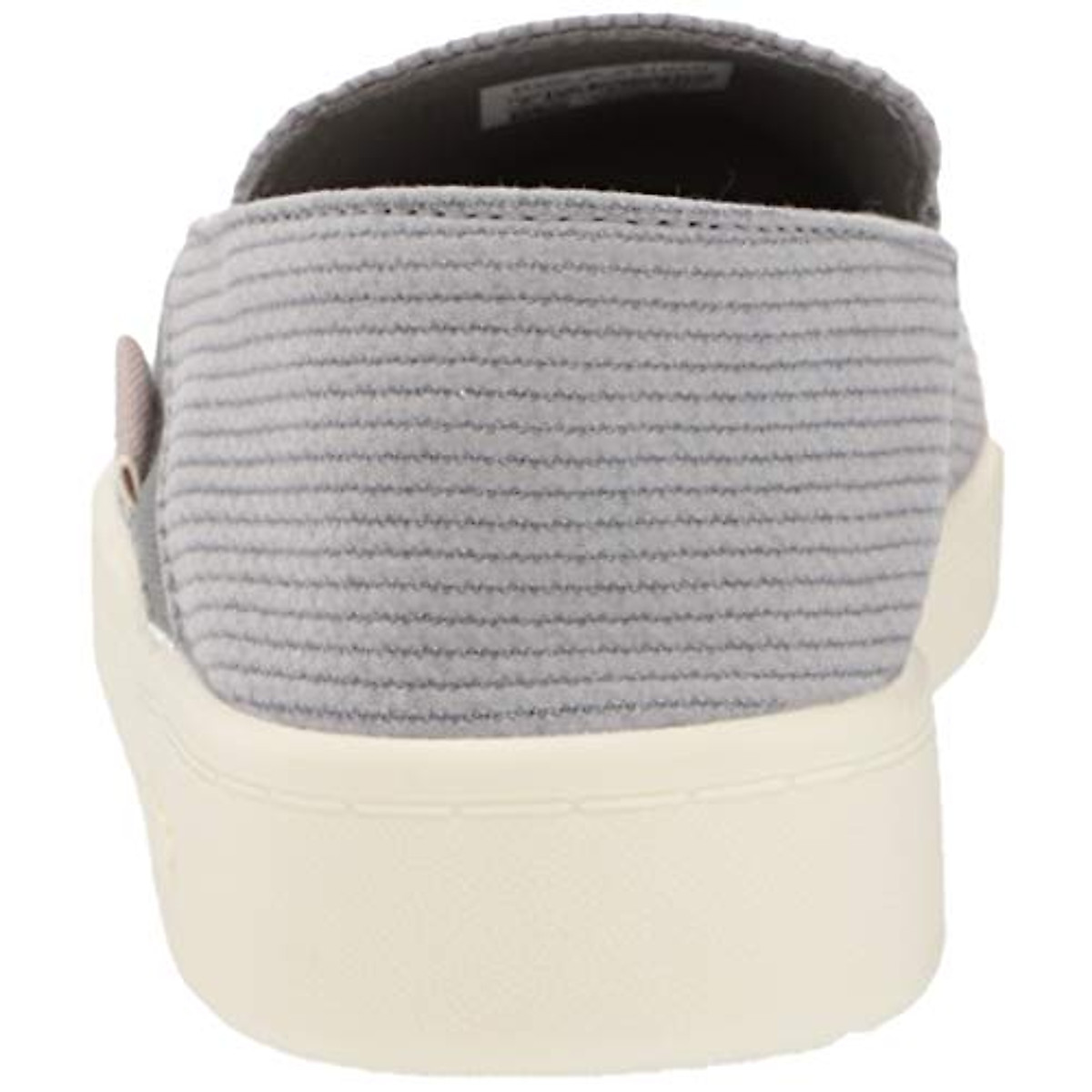 Reebok womens Cotton & Corn Slip on Walking Shoe, Spacer Grey/Chalk/White, 8.5 US
