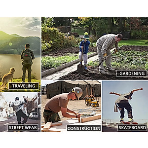 AKARMY Men's Casual Pants, Outdoor Streetwear Techwear Pants, Cargo Pants with Multi-Pocket K03 Gray