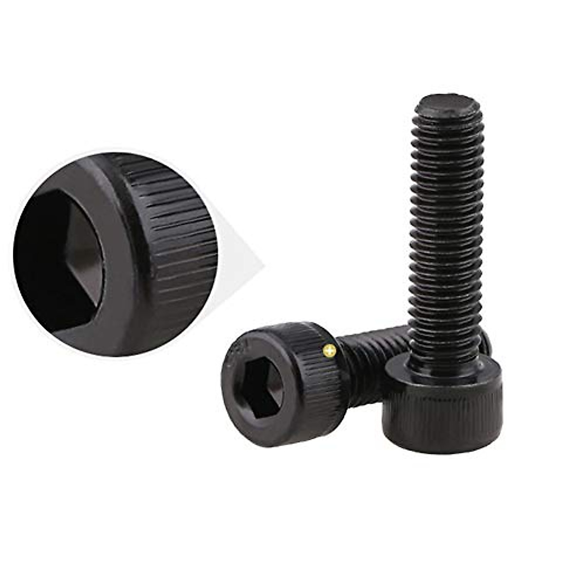 FullerKreg M3-0.5 x 12mm Alloy Steel Socket Cap Screw, (pkg of 100),ISO 4762, Hex Drive, Class 12.9, Black Oxide Finish