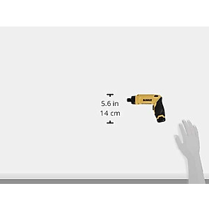 DEWALT 8V MAX Cordless Screwdriver Kit, Gyroscopic, 2 Batteries, Electric (DCF680N2)