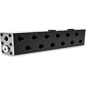 EK Water Blocks EK-Pro Manifold 2CPU 4GPU Verteiler - Acetal, Schwarz
