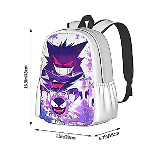 Cute Backpack School Shoulder Bag Laptop Bag Backpack for Teen Boys, Anime Backpack Casual Daypack for Travel