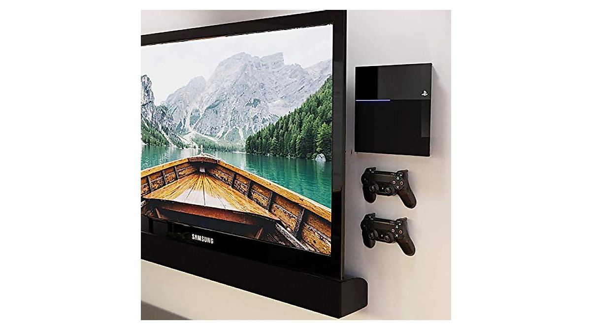 Wall Mount for PS4 Original + Controller Holders