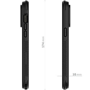 Ghostek NAUTICAL Waterproof Case for iPhone 14 Pro Max Screen Camera Lens Protector Holster Belt Clip MagSafe Heavy Duty Shockproof Full Body Covers Designed for 2022 Apple iPhone14ProMax 6.7" (Black)