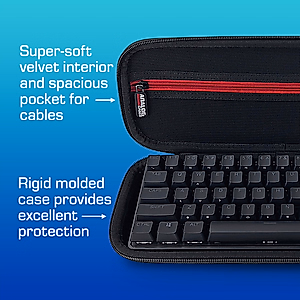 ANALOG CASES SteelSeries Apex Pro Mini Gaming Keyboard Case - Custom-Fitted Compact PULSE Hard Case for Travel