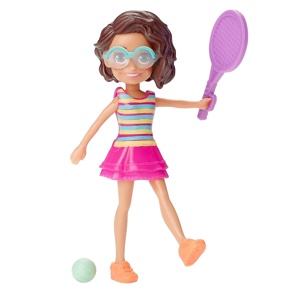Polly Pocket Super Sporty Pack with Polly & Lila Dolls and over 35 Fashions & Sporting Accessories