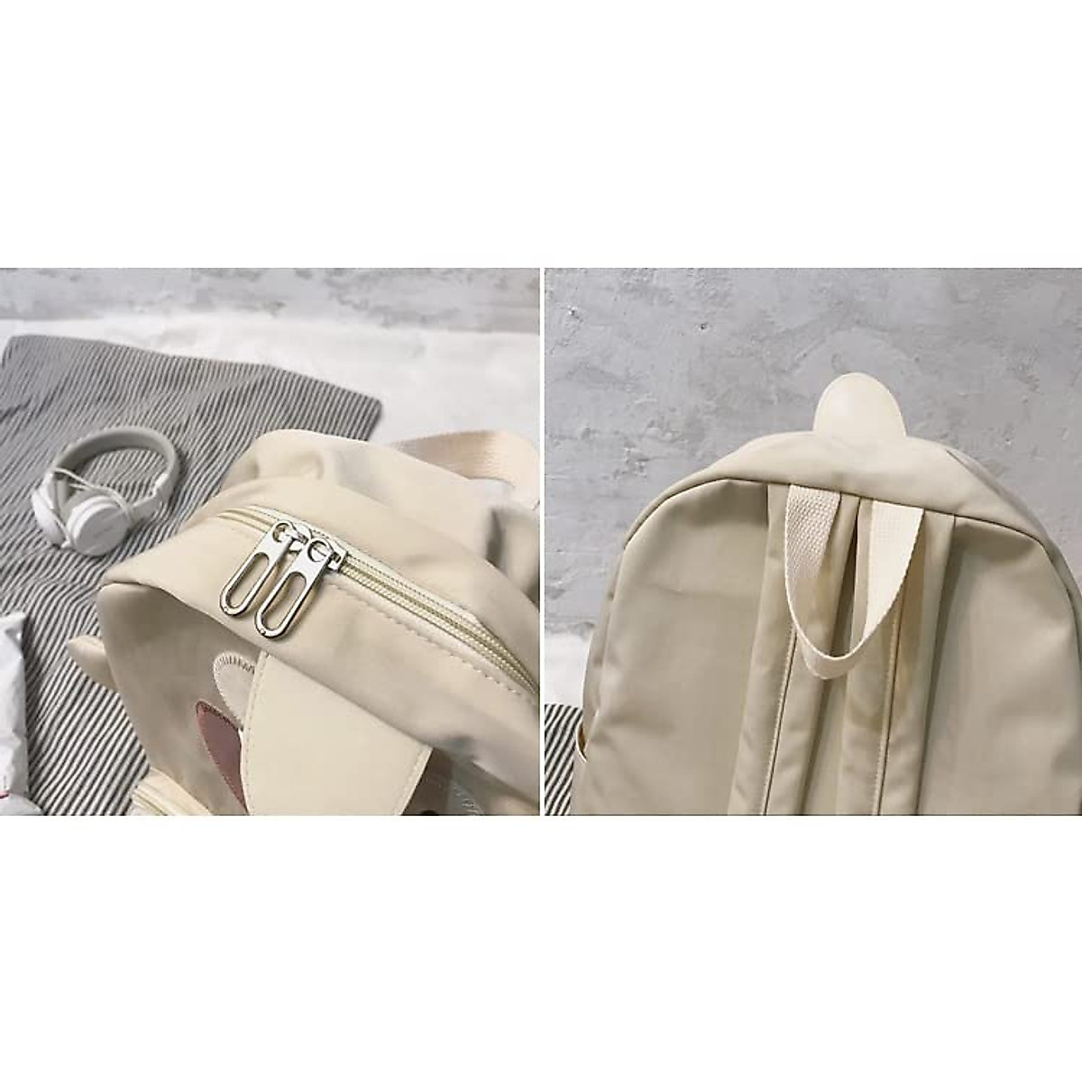 KOWVOWZ Kawaii Frog Large Novelty Backpack Girl Boy Teen Cute Fuuny Panda Animal High School Backpack Laptop Waterproof Bookbag (Frog)