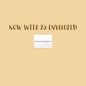 Simple-Glee Baby Shower Invitations Kit - 25 Gender Neutral Rustic Invites, Prediction and Advice Cards, Diaper Raffle Tickets - comes with Envelopes