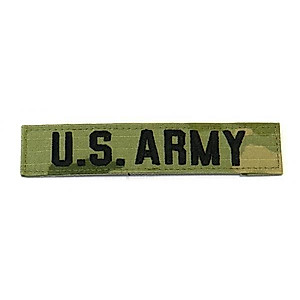 Mil-Bar OCP US Army Nametape w/Velcro- Single
