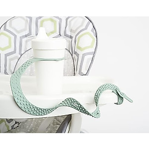 BooginHead SippiGrip Food-Grade Silicone Baby Bottle Holder & Sippy Cup Strap, Sage Green