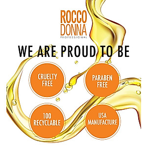 Rocco Donna Sulfate Free Moisturizing Shampoo for Damaged hair | Enhance Smoothing and Shine | Safe for Color treated Hair | 10 oz