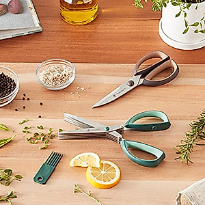 Henckels Kitchen Shears for Herbs, 2-pc, Dishwasher Safe, Heavy Duty, Stainless Steel, Take A Part Shears