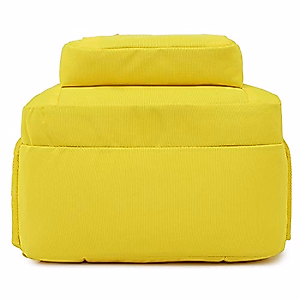 abshoo Classical Basic Womens Travel Backpack For College Men Water Resistant Bookbag (Yellow)