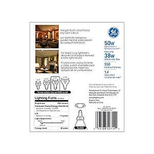 GE Classic 50-Watt EQ PAR 30 longneck Dimmable Warm White Reflector Appliance Halogen Light Bulb (2-Pack)