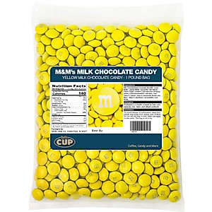 Yellow Milk Chocolate M&M's Candy (1 Pound Bag)