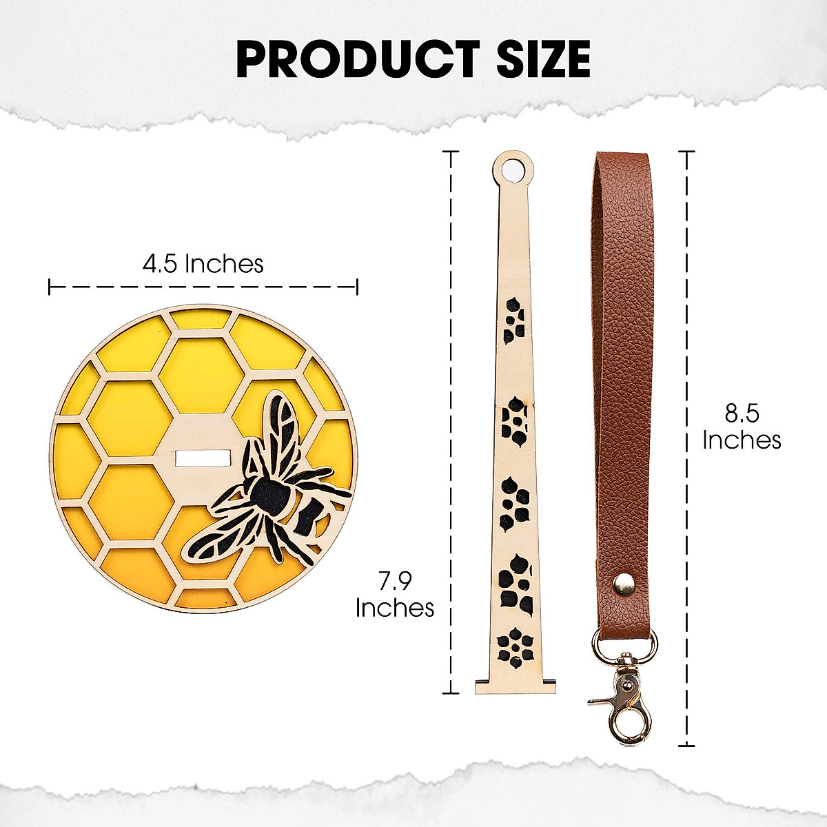 Yarn Holder, Yarn Spinner, Yarn Holder for Crocheting, Crochet Yarn Holder, Yarn Ball Holder, Yarn Spinner for Crocheting, Portable Wrist Yarn Holder, Portable Yarn Holder (Bee, 01)