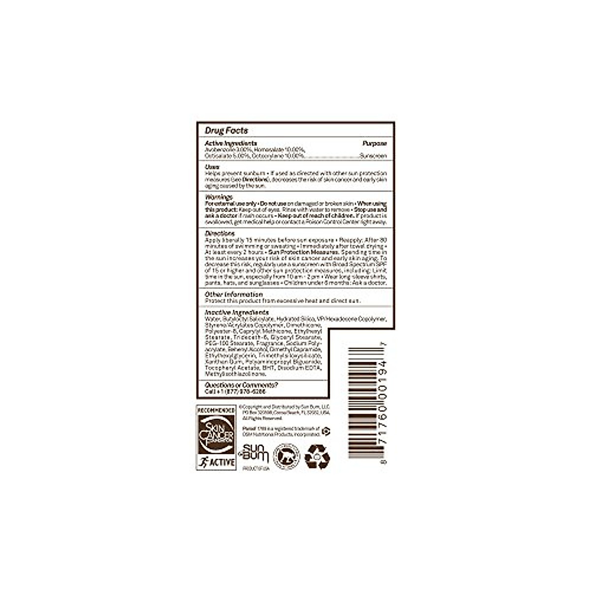 Sun Bum Original Moisturizing Sunscreen SPF 50 Lotion|Reef Friendly Broad Spectrum UVA/UVB Protection|Water Resistant & Non-Greasy Protection,Hypoallergenic,Paraben Free,Gluten Free|SPF 50 6ozTube