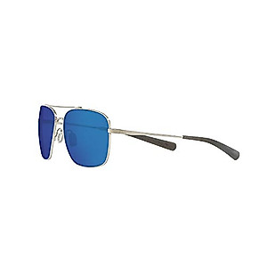Costa Del Mar Man Sunglasses Palladium Frame, Blue Mirror Lenses, 59MM