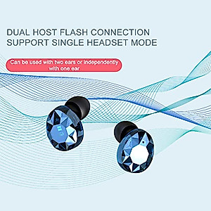 Bluetooth Headset 5.2, Two Ear Call Stereo, Compound Diaphragm, Type-C Charging Port, High Endurance Sports Bluetooth Headset Gift