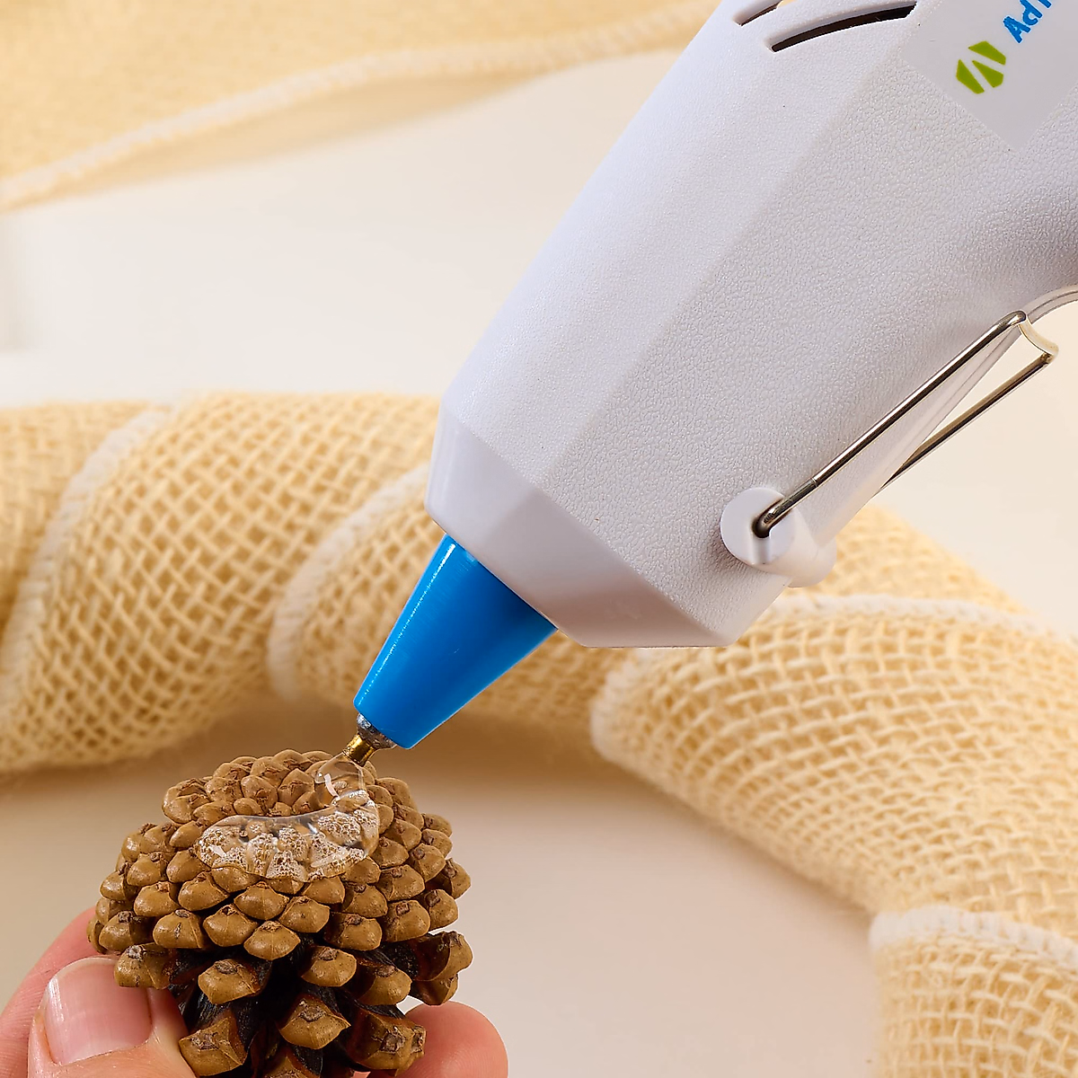 Adtech W229-34ZIP100 Mini Hot Glue Sticks, single pack, Clear 100 Count