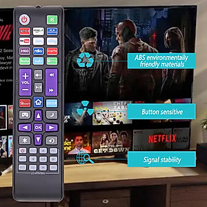 Replacement Remote Control for Roku TV, Compatible for TCL Roku/Hisense Roku/Onn Roku/Sharp Roku/Element Roku/Philips Roku Series Smart TVs (Not for Roku Stick and Box)