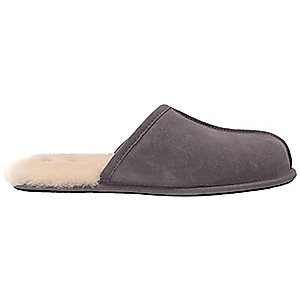 UGG Mens Scuff Slipper, Dark Grey, 11 US