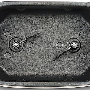 West Bend Hi-Rise Bread Maker Programmable Horizontal Dual Blade with 12 Programs Including Gluten Free, 3-Pound, Gray