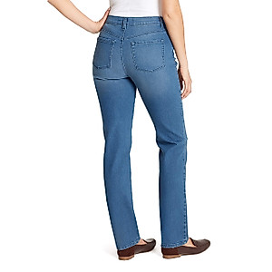 Gloria Vanderbilt Women's Amanda Classic High Rise Tapered Jean Standard, Frisco, 14 Long
