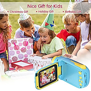 dsfen 1080P 20 Mega Pixels High Resolution Kids Video Camcorder Portable Mini Digital Camera with 2.4 Inch Large Display Screen Birthday Gifts for Boys Girls