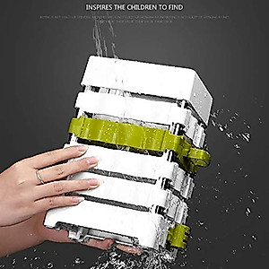 CUJUX Eco-Friendly Plastic PP Multifunction Chen Knife Holder Metal Scissors Organizer Tools Kitchen Knife Block Rack Desktop(without knife) (Color : A)