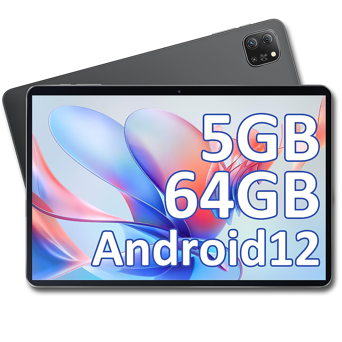 OSCAL 𝘽𝙡𝙖𝙘𝙠𝙫𝙞𝙚𝙬 Tablet 10.1 inch Android 12 Tablet, 2024 Upgraded PAD60 5GB RAM 64GB ROM (1TB TF) Tablet Android with 6580mAh Battery, 1280 x 800 HD IPS Touch Screen, Dual Camera, WiFi, BT