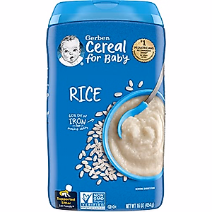 Gerber Rice Cereal Single Grain 16 Oz (453.59 G)