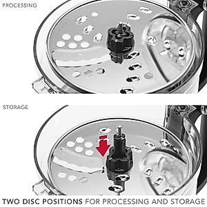 KitchenAid KFP0718BM Food Processor, 7 Cup, Black Matte (Renewed)