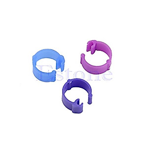 Amrka 100Pcs 8mm Chicken Hen Pigeon Leg Poultry Bird Dove Chicks Duck Parrot Clip Rings Band