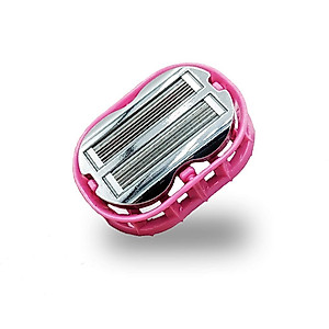 Premium Omnishaver - Pink - The Fastest Way to Shave Head, Legs, Arms, Body| An Alternative to Disposable Shaving Razors Self Cleans & Strops During Use with Durable Blade| Bald Head Shaver for Women