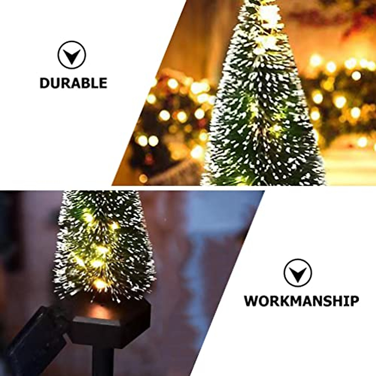 balacoo 2pcs Solar Christmas Tree Lamp Christmas Tree Garden Stake Christmas Solar Lights Outdoor Stakes Lights Landscape Pine Trees Lighting for Home Lawn Yard Patio Pathway Green
