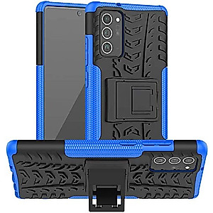 Lapinette Case with Samsung Galaxy Note 20 Ultra Shockproof - Case Galaxy Note 20 Ultra Heavy Duty - Armour Hybrid Protective Samsung Galaxy Note 20 Ultra Cover Double Layer Model Spider Blue